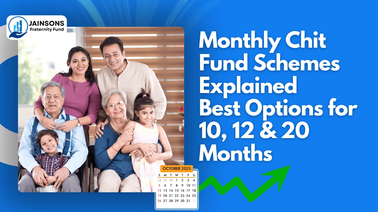 Monthly Chit Fund Schemes – 10, 12 & 20 Month Plans